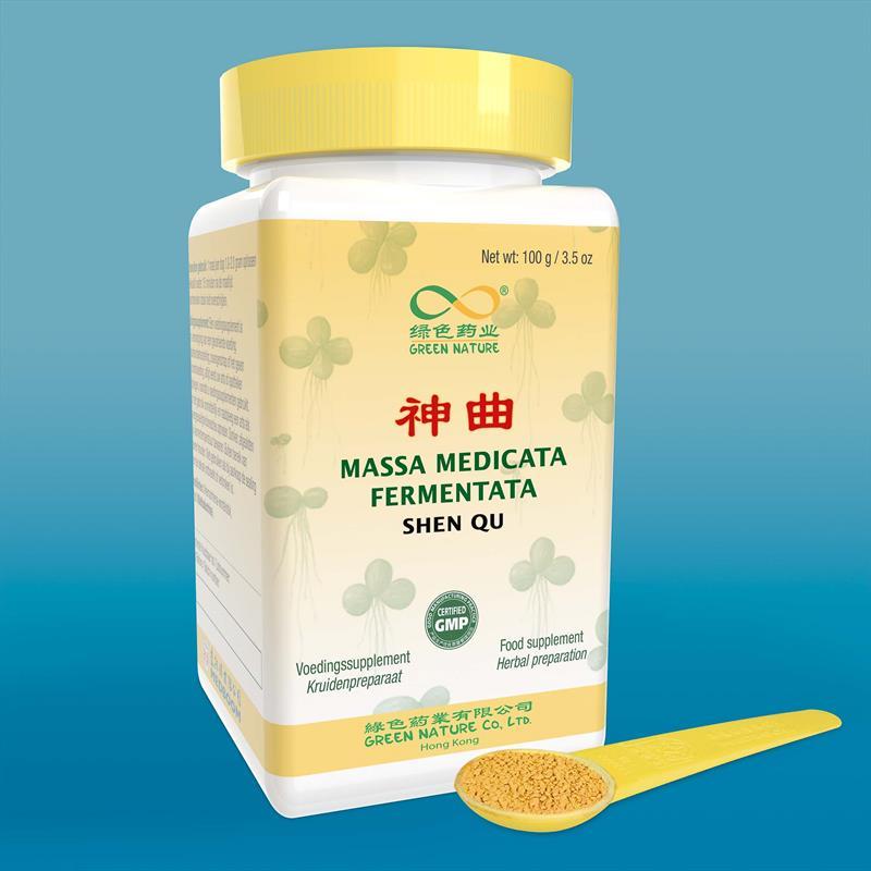Shenzhou TCM Shop : ShenQu Granules Massa Medicata Fermentata (100g)